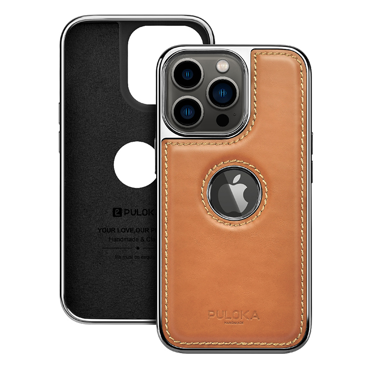 IPhone 14 Promax Puloka Leather Case - Giga